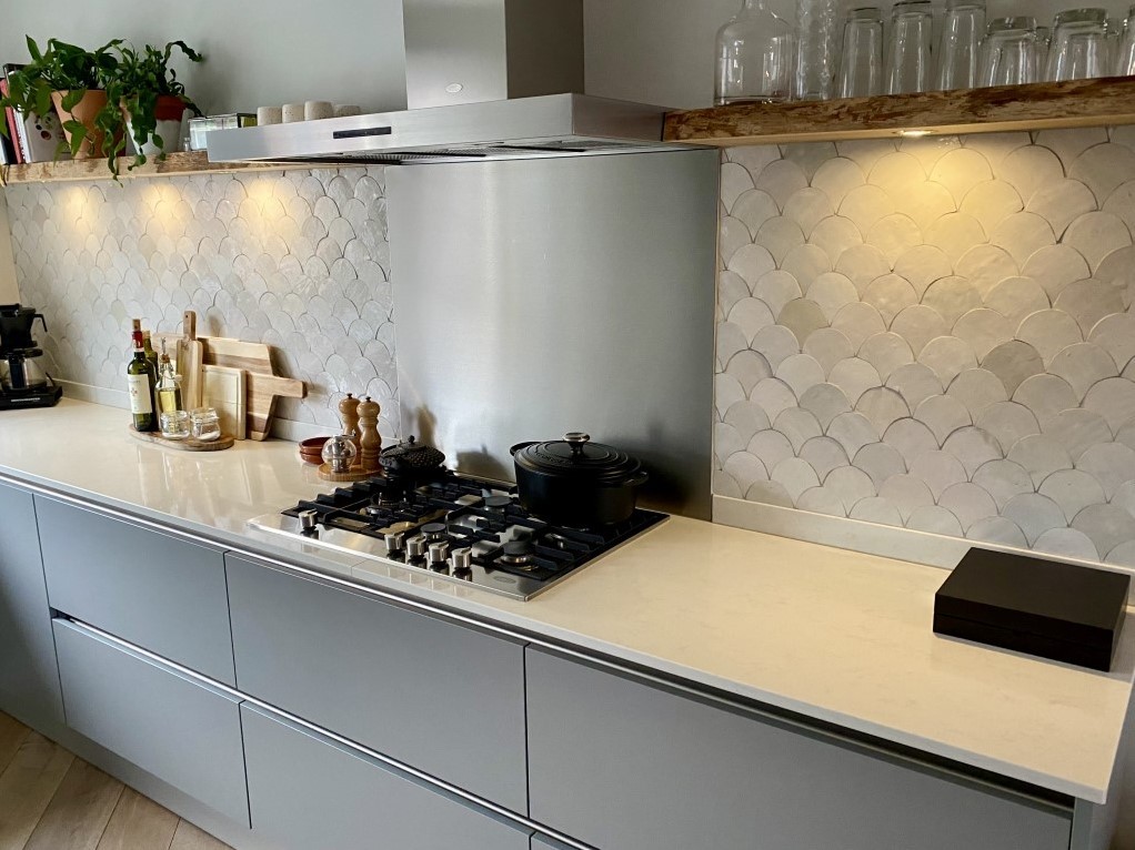 Płytki Zellige Rybia Łuska - Blanc | DomRustykalny.pl